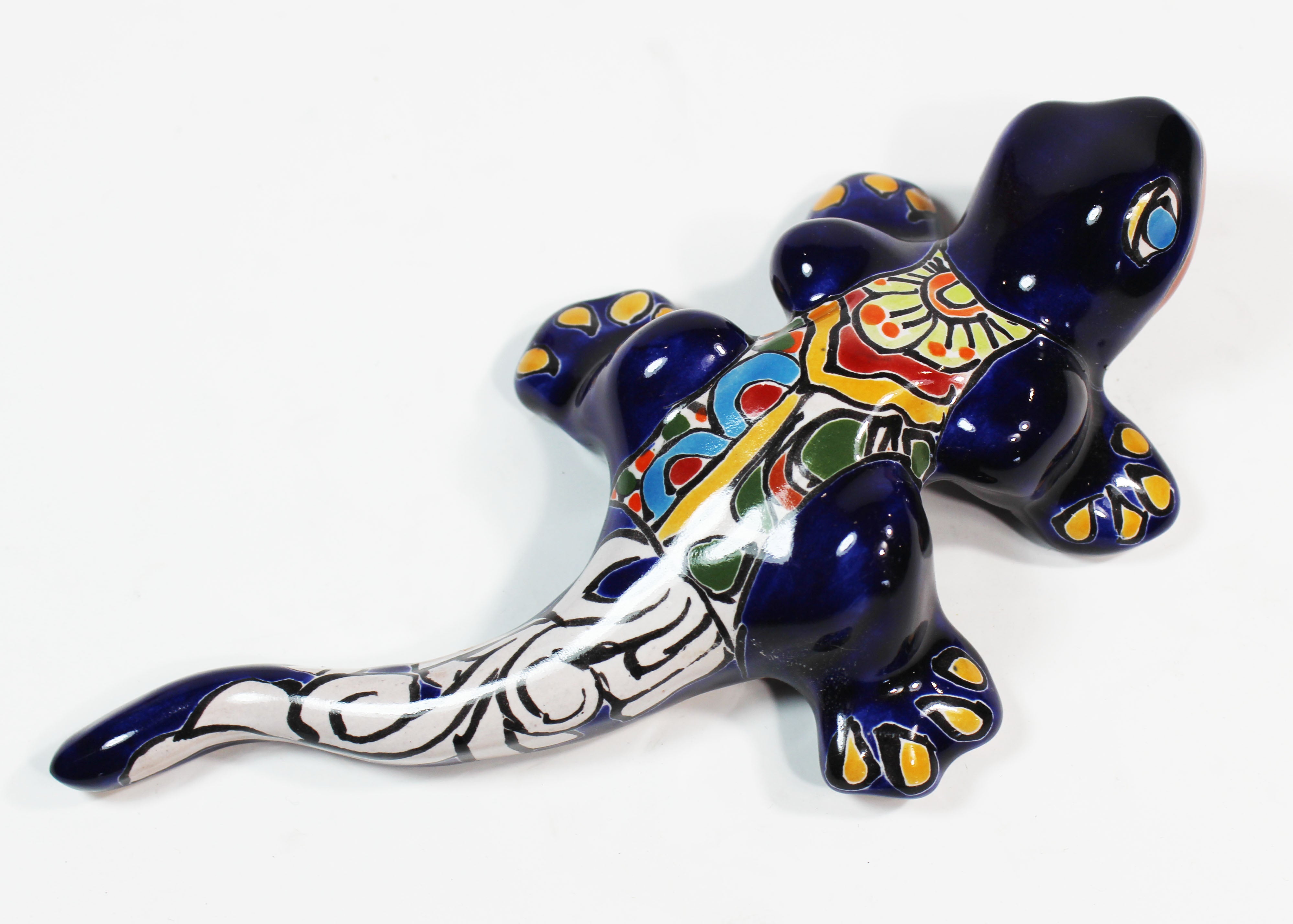 Talavera lizard gecko salamander Hand painted Mexican Talavera – Market ...